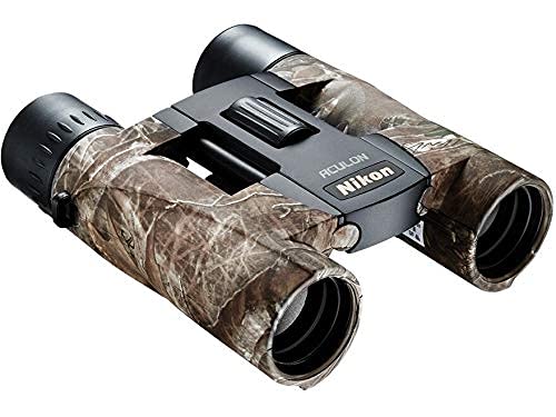 Nikon ACULON A30 10x25 TrueTimber KANATI Camo Binocular | Dual Hinge Design, Fully Multi-Coated Lightweight Binocular, Smooth Central Focus Knob, Limited Official Nikon USA Model
