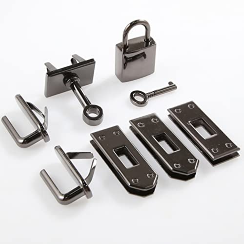 ZLXDP 7pcs/Set Metal Clasp Lock Lockbutton Women Handbag Shoulder Bag Purse Accessories (Color : C, Size : 1)