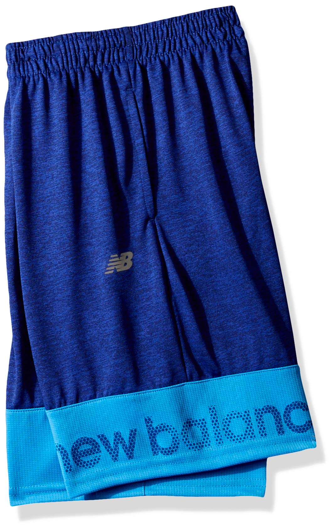 New Balance Kids Boys' Little Fashion Performance Short, UB Blue/Light Cobolt, 5