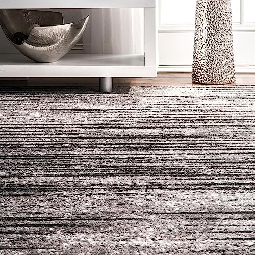 NuLOOM Contemporary Faded Elsa Area Rug, 5' x 8', Grey