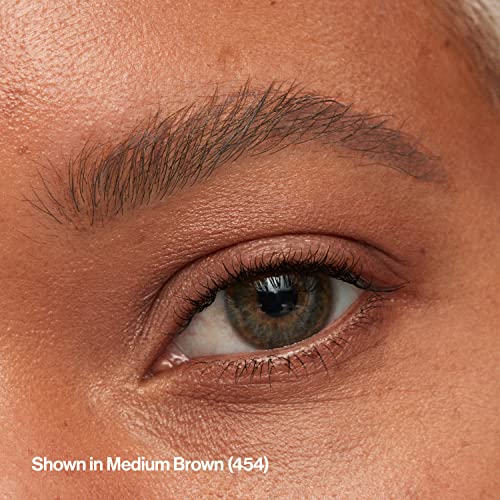 Revlon ColorStay Micro Eyebrow Pencil with Built In Spoolie Brush, Infused with Argan and Marula Oil, Waterproof, Smudgeproof, 454 Medium Brown (Pack of 1)