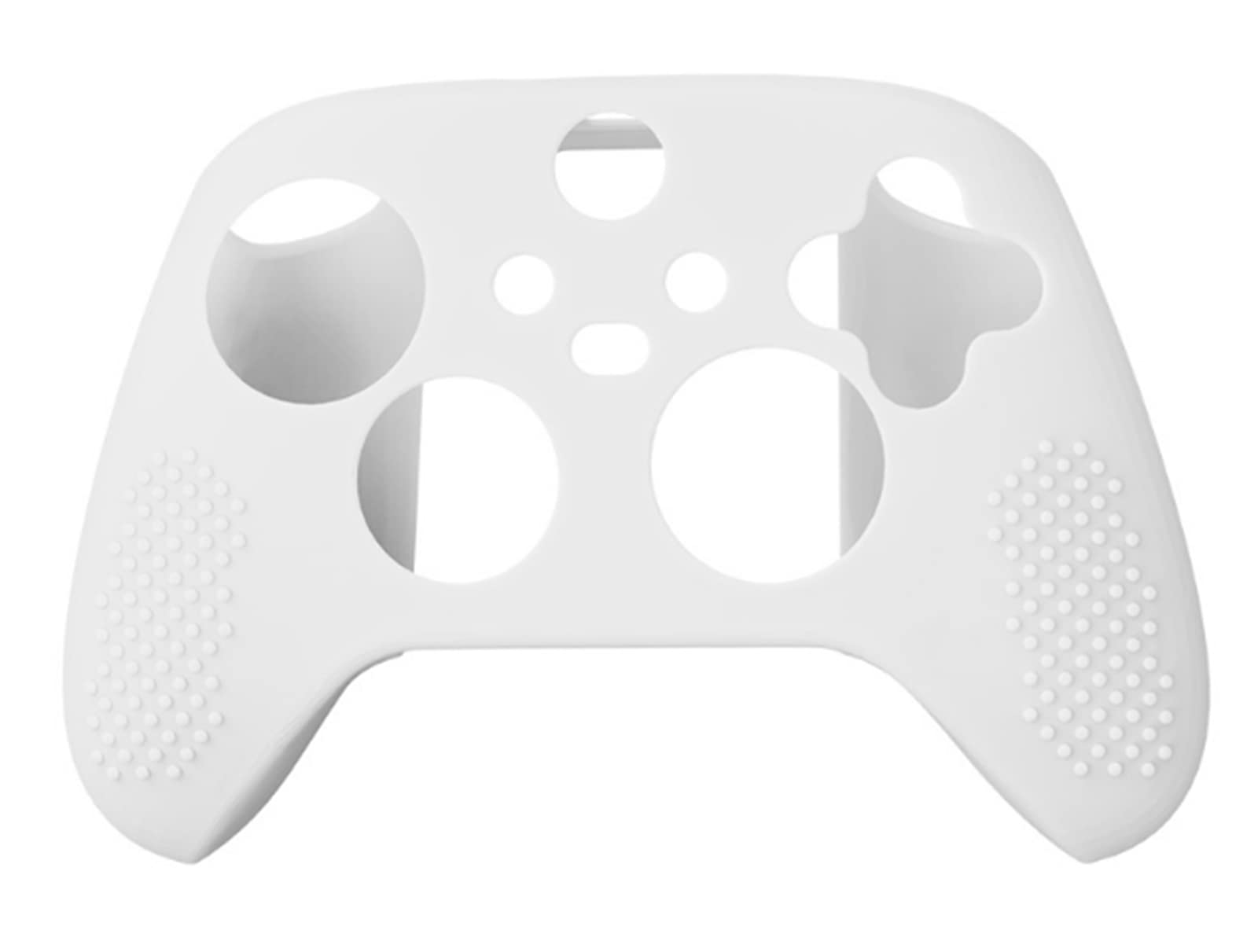 ZOAONWKS Silicone Cover Skin case for Xbox Series X Series S Controller, Soft Case Protector for Xbox Series X Series S Controller (white)