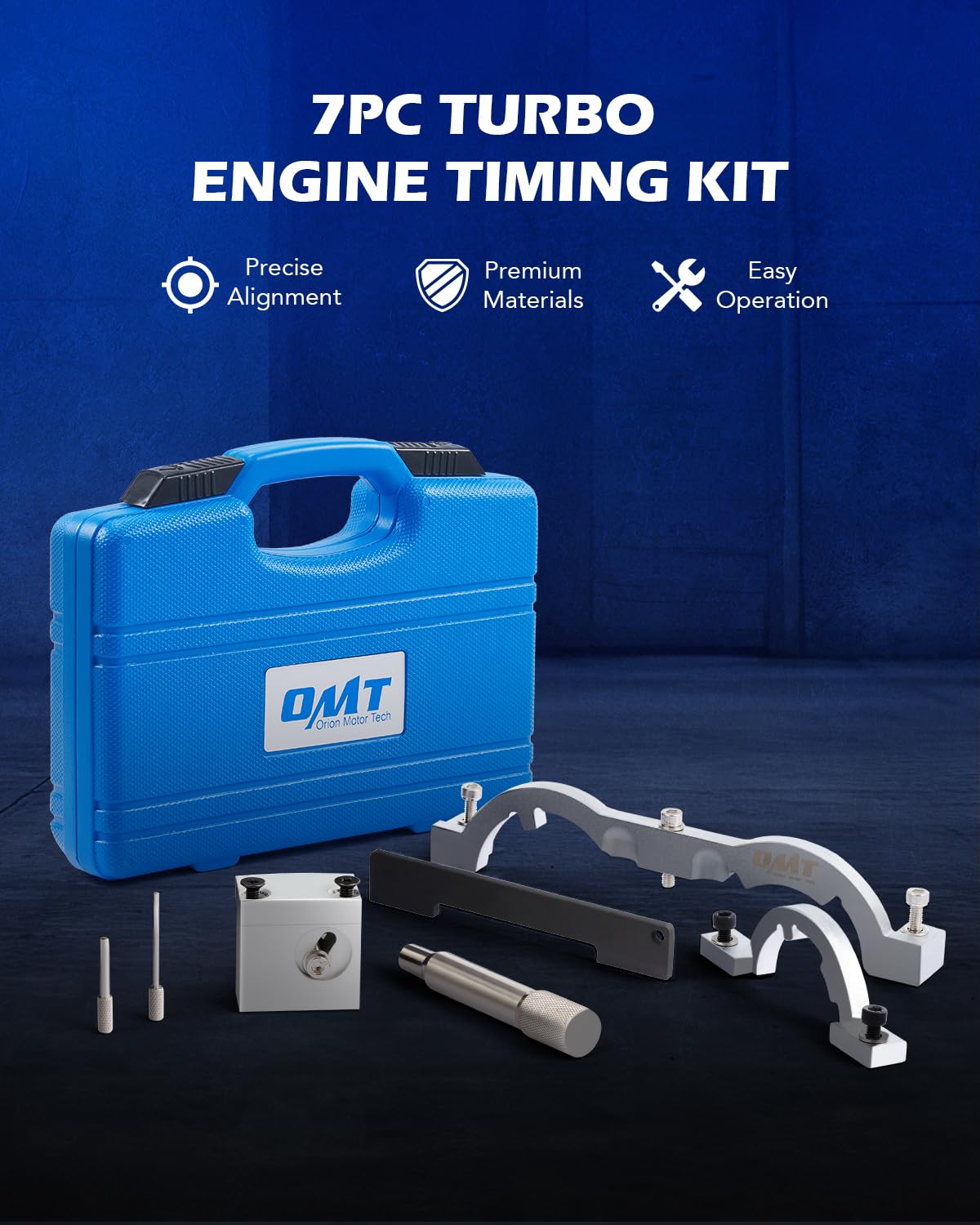 Orion Motor Tech Turbo Engine Timing Tool Kit Engine Camshaft Alignment Tool Set Compatible with 2009 to 2020 1.0 1.2 1.4L Chevrolet Chevy Aveo Cruze Orlando Vauxhall Opel Adam Ampera Astra J Cascada