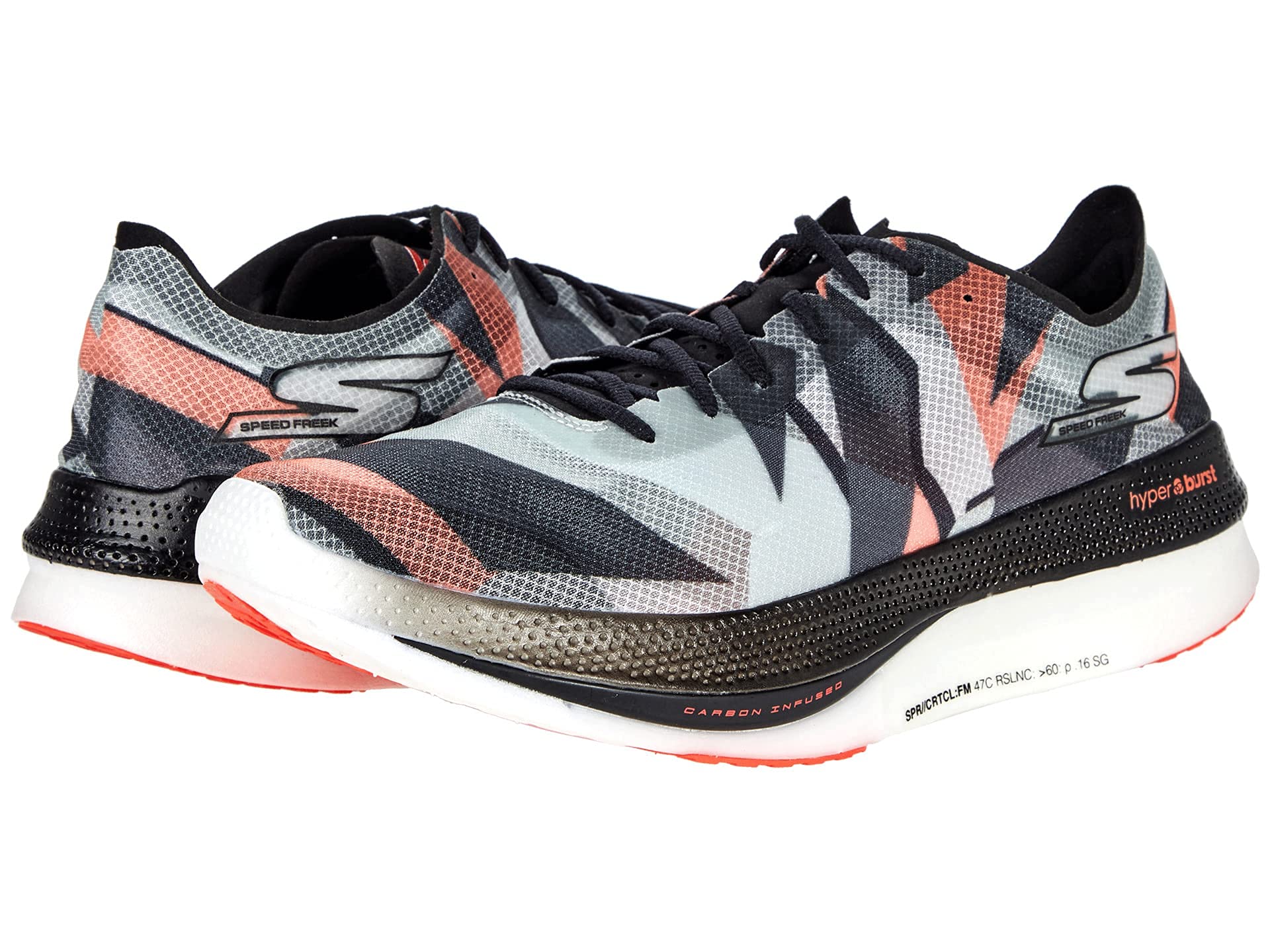 Skechers Go Run Speed Freek Black/Red 10.5 D (M)