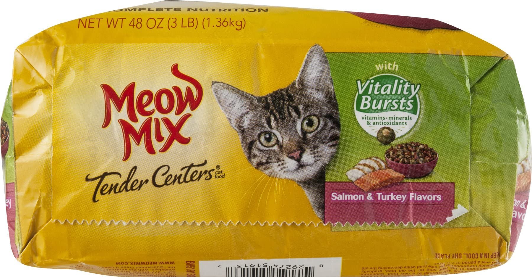 Meow Mix J.M Smucker Company-Big Heart 799511 6/3 Tender Center with Vitality Burst