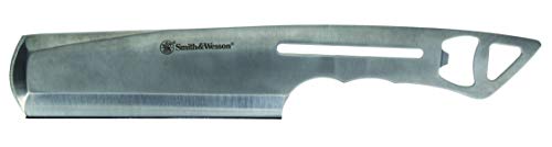 Smith & Wesson 10in Throwing Cleavers with Full Tang Stainless Steel Design, Bottle Opener and Nylon Sheath for Recreation and Competition