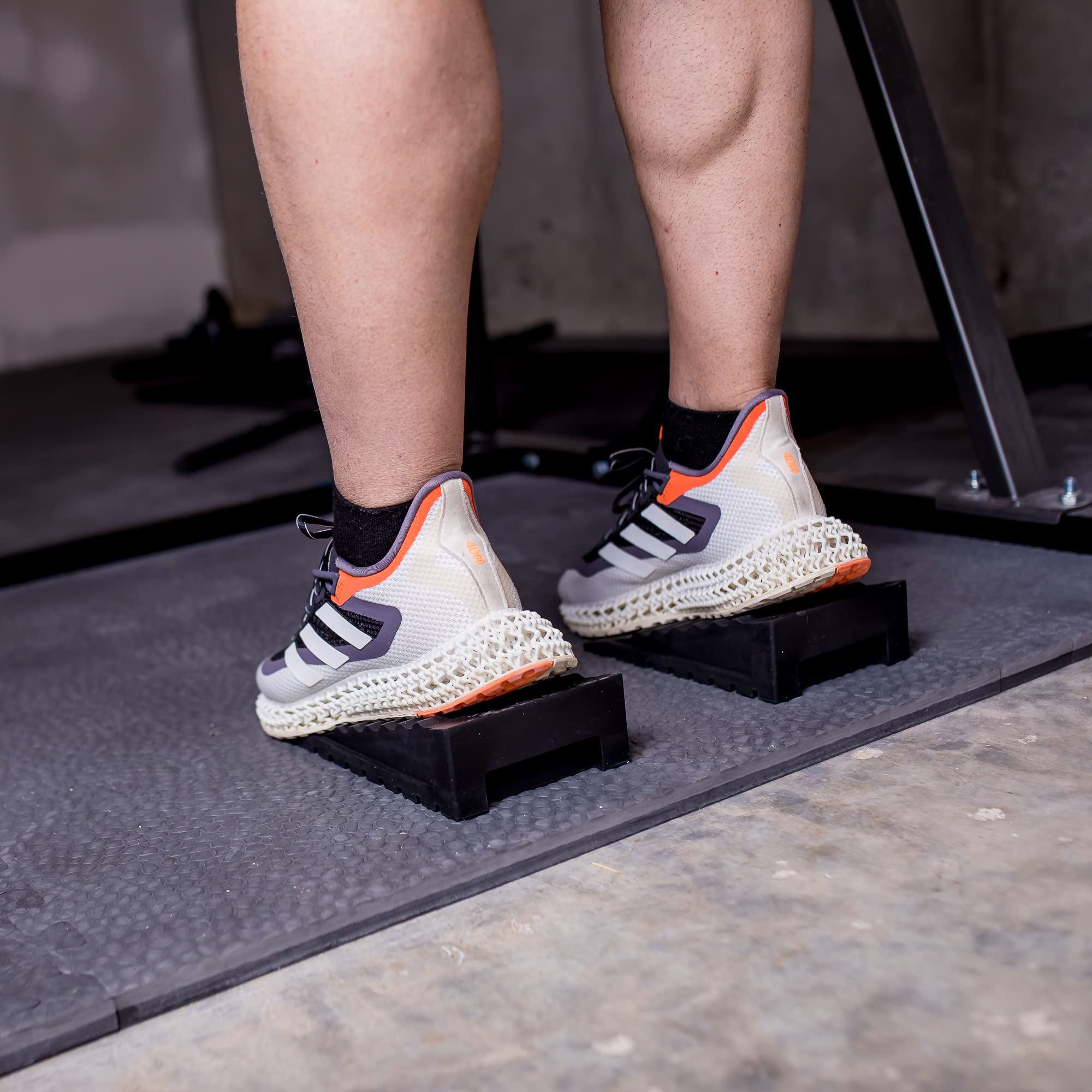 Squat Wedge Block | Slant Board for Squats, Heel Elevated, 2 Pairs (4 pieces) Non-Slip, Weight Lifting Calf Stretcher, Improve Mobility Balance and Strength Performance