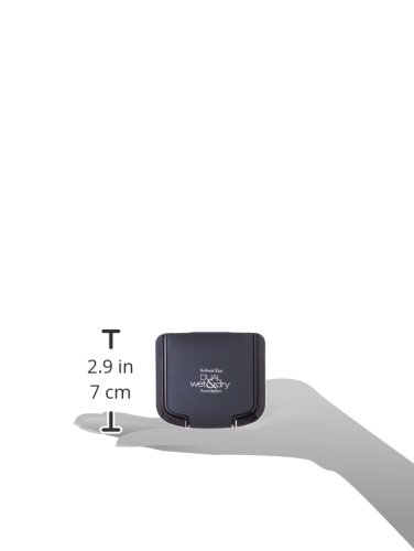 Palladio Dual Wet and Dry Foundation with sponge and Mirror, Squalane Infused, Apply Wet for Maximum Coverage or Dry for Light Finishing and Touchup, Minimizes Fine Line, All day Wear, Cypress Beige