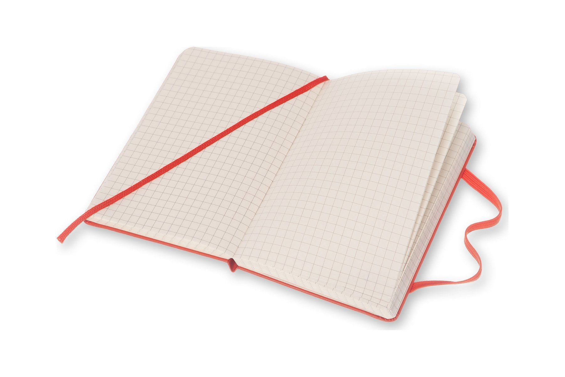Moleskine Classic Notebook, Pocket, Squared, Coral Orange, Hard Cover (8051272893731)
