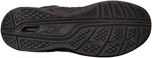 New Balance Men's 813 V1 Lace-Up Walking Shoe, Black/Black, 13 XW US