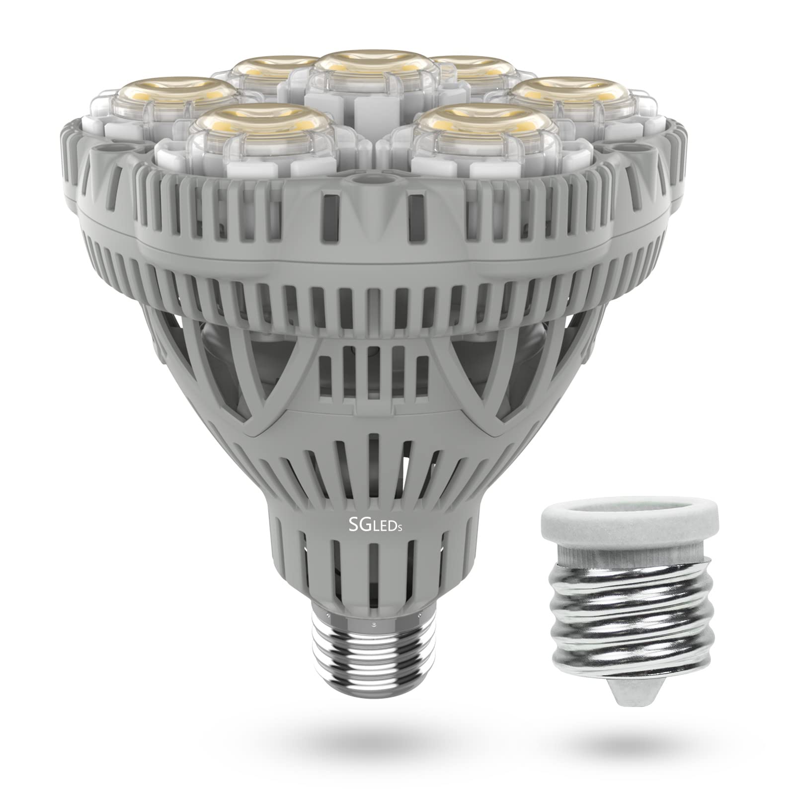 SGLEDs BR30 Light Bulb 350 Watt Equivalent 40W Super Bright Led Light Bulb E26 Base 5000K Daylight, 25000 Lifetime Hours for Garage,Warehouse,Workshop