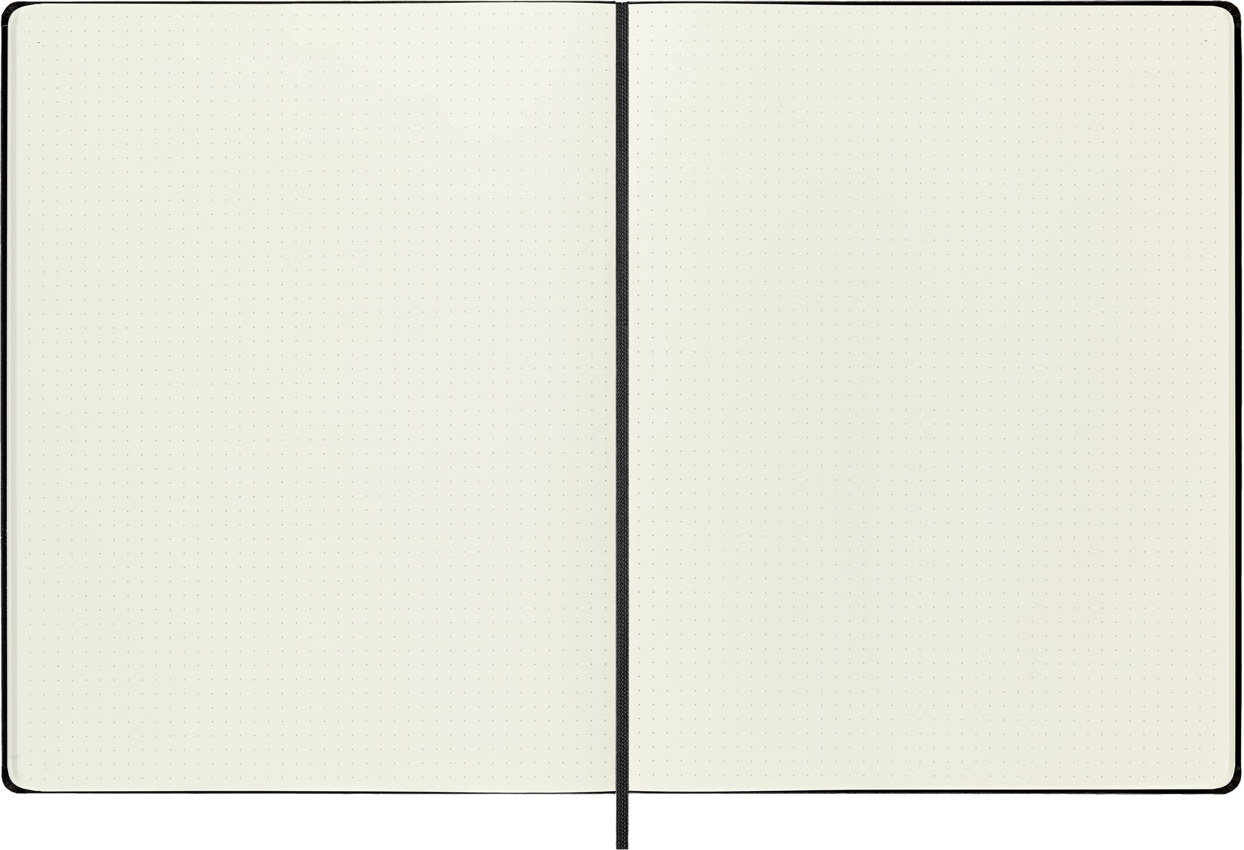 Moleskine Notebook, XXL, Dotted, Black Hard Cover (8.5 x 11)