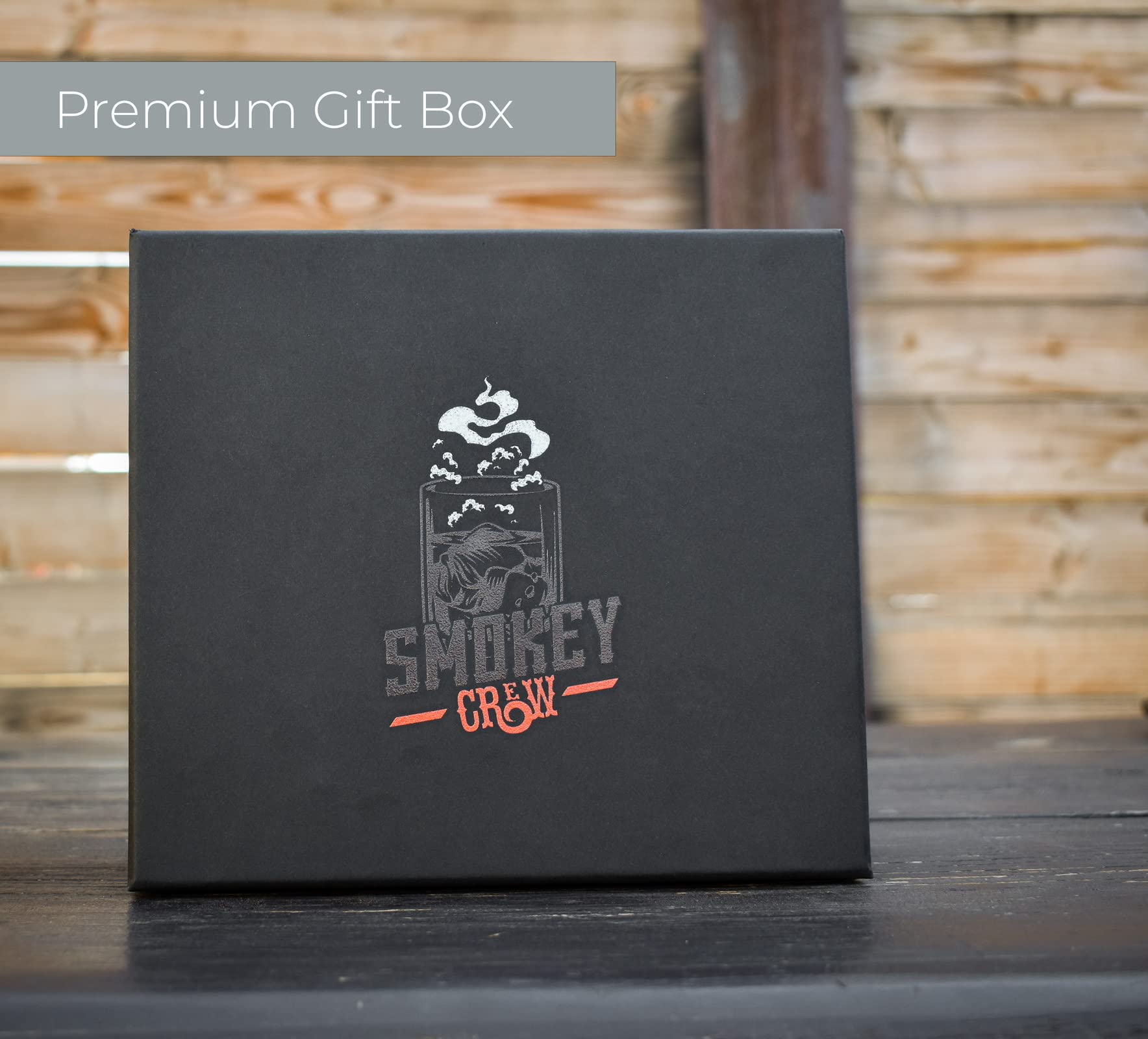 Smokey Crew Cocktail Smoker Kit with Butane Torch - Elevate Your Whiskey and Cocktail Experience - Gift for Him