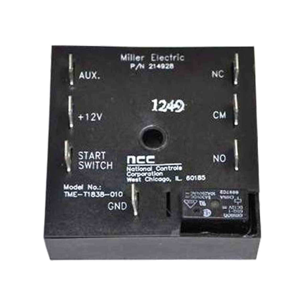 Miller 214928 Timer, Delay On Make/Break Open 30 Sec 12Vdc