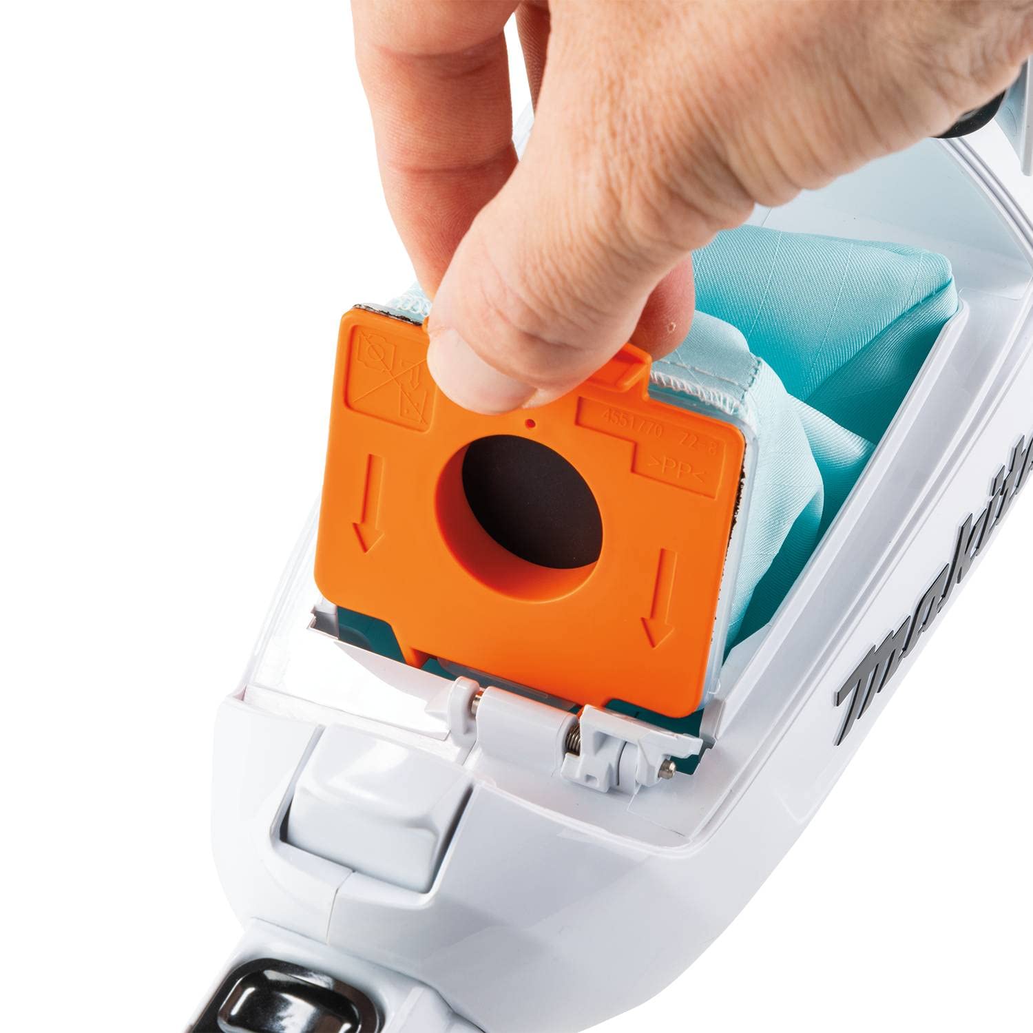 Makita XLC10ZW 18V LXT® Lithium-ion Compact Brushless Cordless 4 -Speed Vacuum, w/Push Button and Dust Bag (Tool Only)
