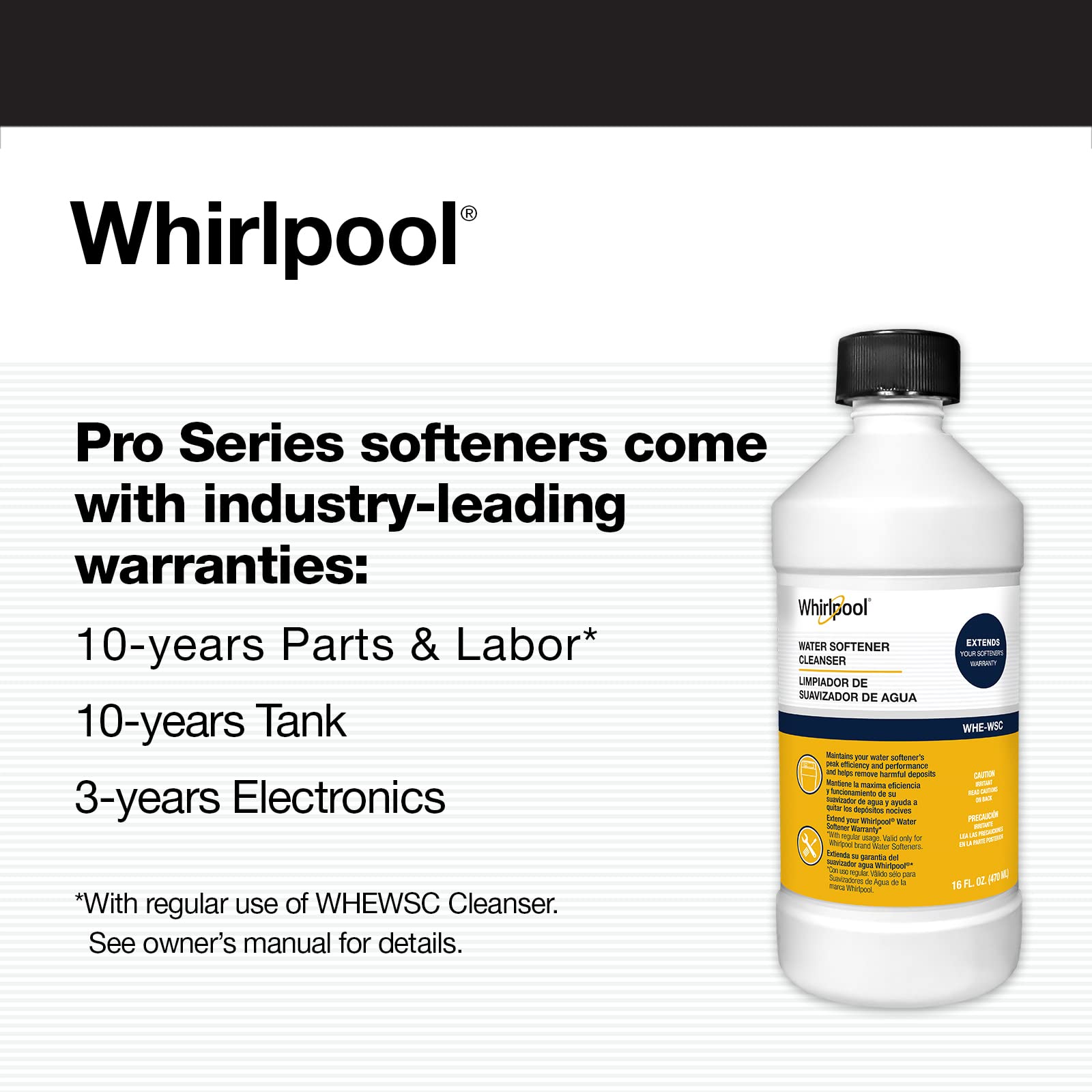 Whirlpool WHESFC Pro Series β Softener/Whole Home Filter Hybrid, Gray