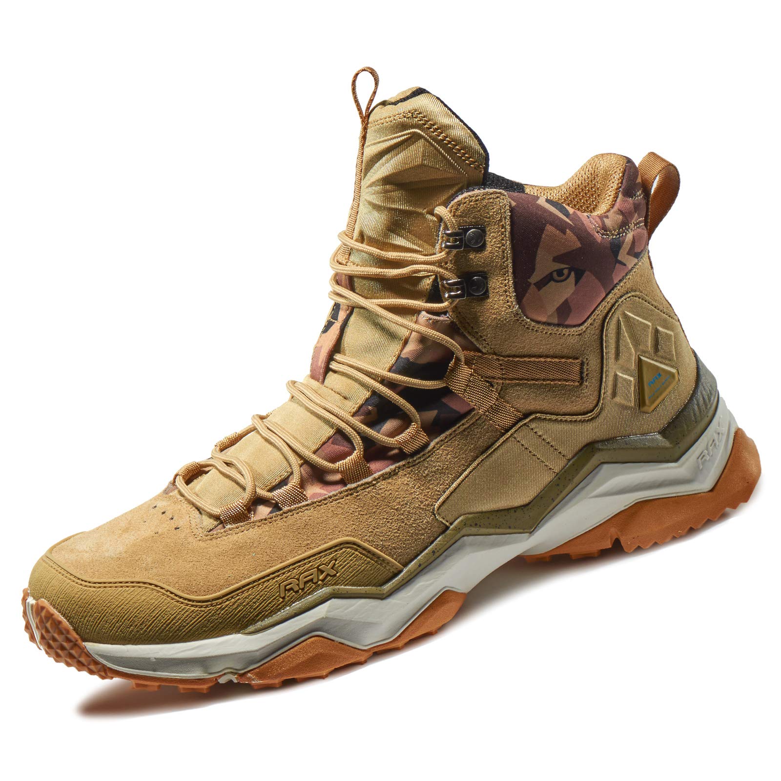 RAX Men's Wild Wolf Waterproof Hiking Boot Outdoor Trekking Shoes(US,13)