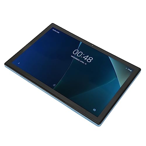 SHYEKYO Smart Tablet, Octa Core 7000mAh 8GB RAM 256GB ROM Dual Speakers WiFi Tablet with OTG Cable for Reading Game (Blue)
