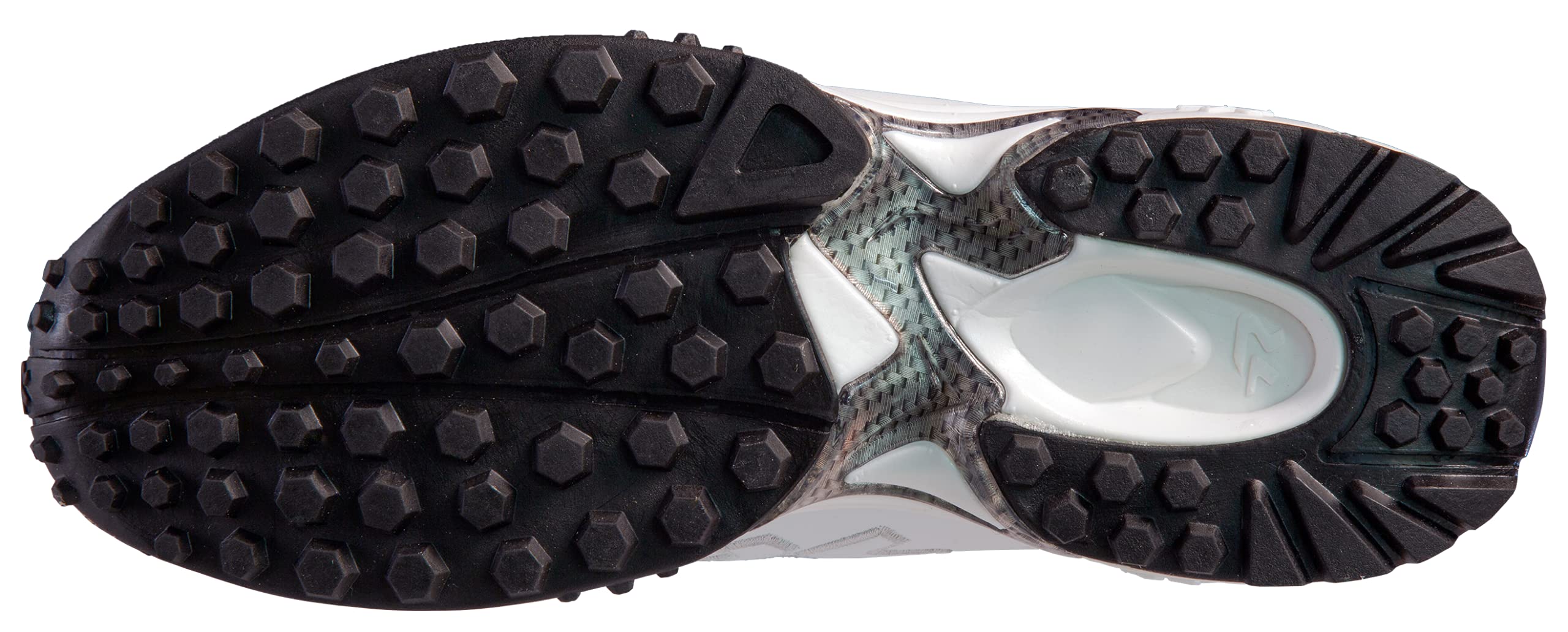 Ringor - Women's Flite Turf Pitching Softball Shoe (8.0 - White/Silver)