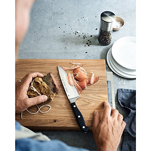 WMF Chef's Knife Spitzenklasse Plus Length 30 cm Blade Length 15 cm Performance Cut Made in Germany Forged Special Blade Steel Seamlessly Riveted Plastic Handle