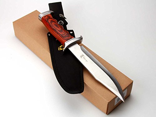 NDZ Performance Elk Ridge Outdoor Hunting Fixed Blade Full Tang Knife 9/11 Never Forget Text Arch