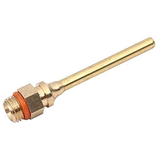 Yothfly 11Pcs Glue Copper Nozzle Small-Bore Long Short Large Diameter Hot Melt Glue Accessories, Golden