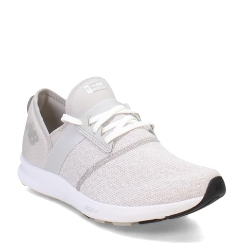 New Balance Women's FuelCore Nergize V1 Sneaker, White/Grey, 7.5 Wide