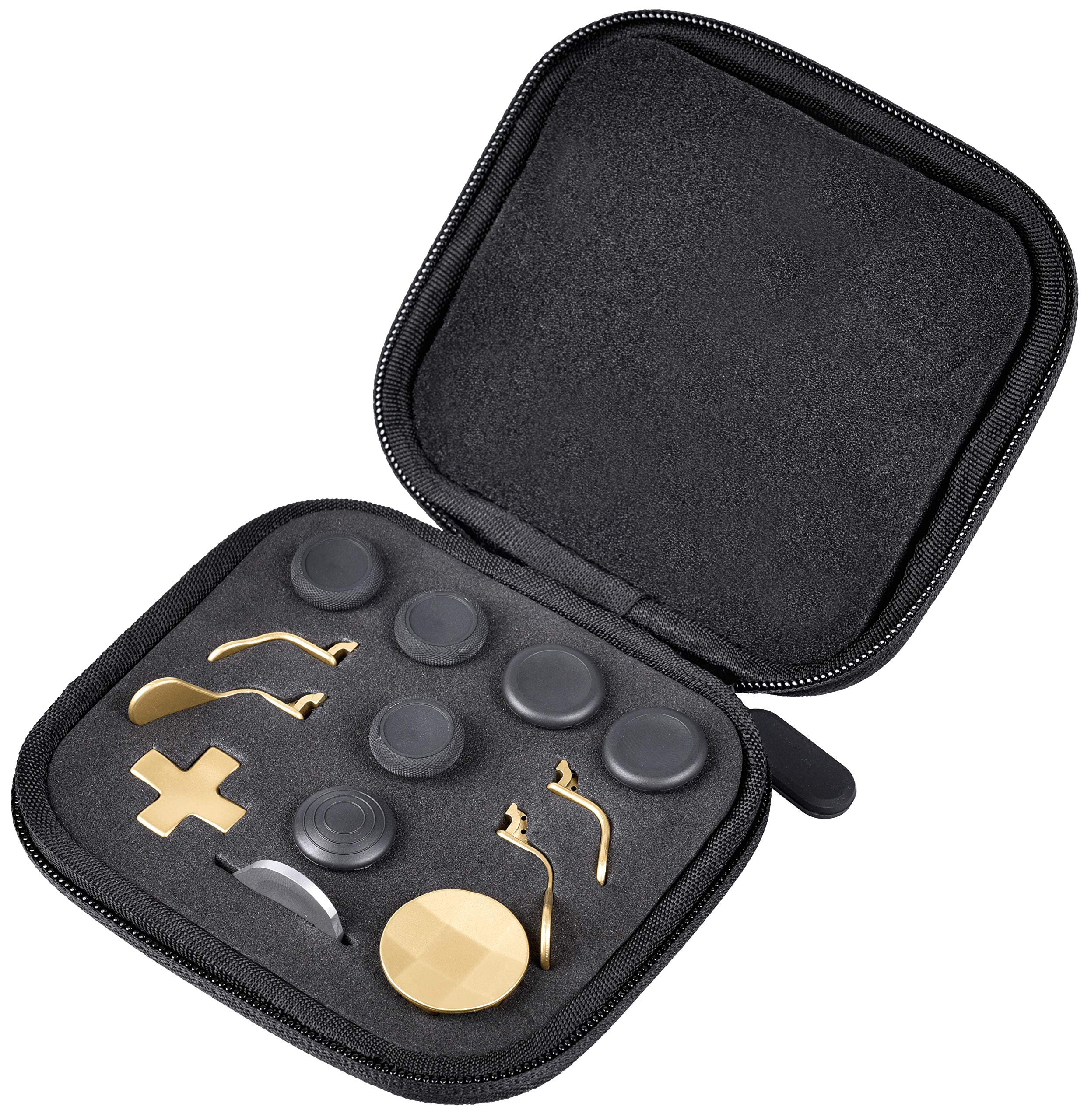 Snakebyte Elite Kit 2 - Xbox One Elite Controller (Version 2) Accessories Kit including 6 different Metal Analog Sticks, 4 Paddles and 2 D-Pads, Xbox One, Gold Colored - Xbox One