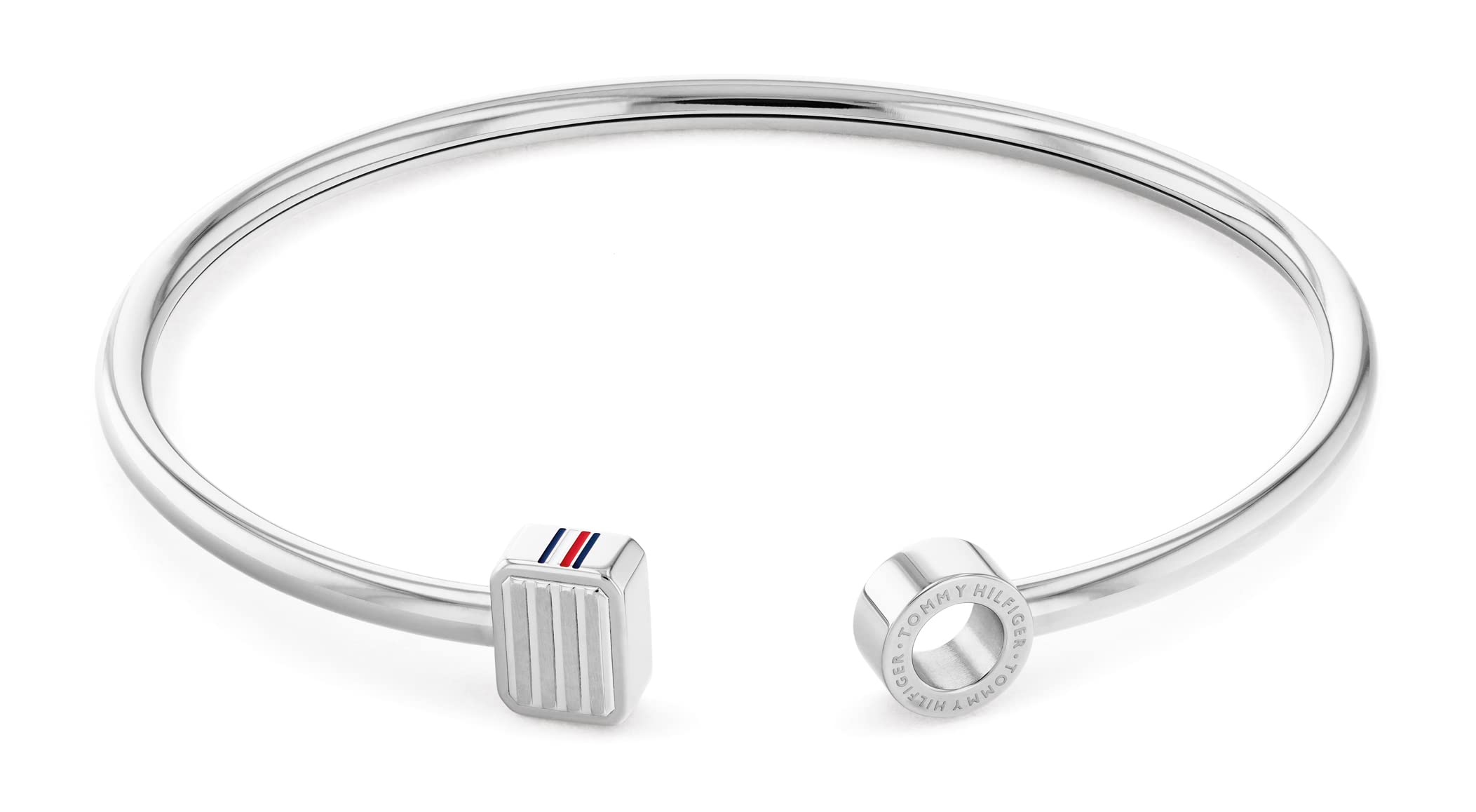 Tommy Hilfiger 2780696 Women's Jewelry Stainless Steel Memory Steel Bangle Color: Silver
