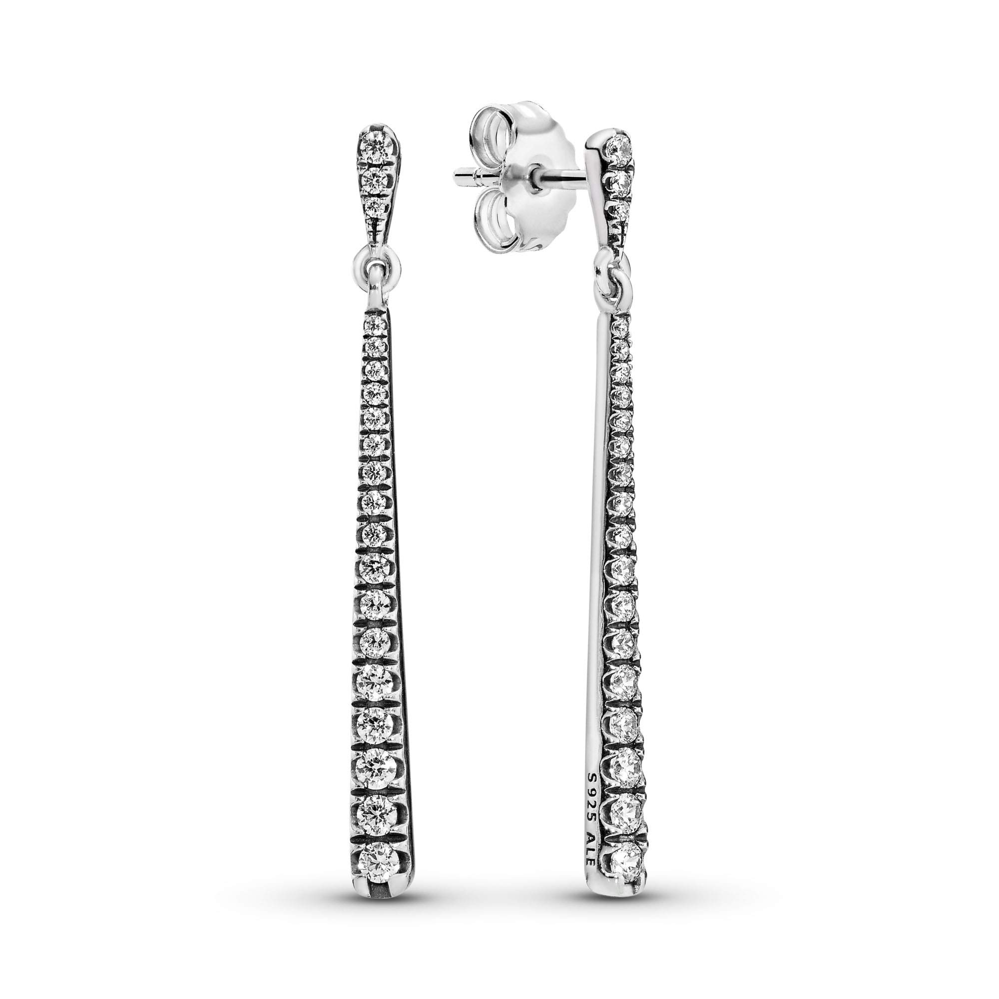 Pandora Jewelry Sparkling Stones Hanging Cubic Zirconia Earrings in Sterling Silver
