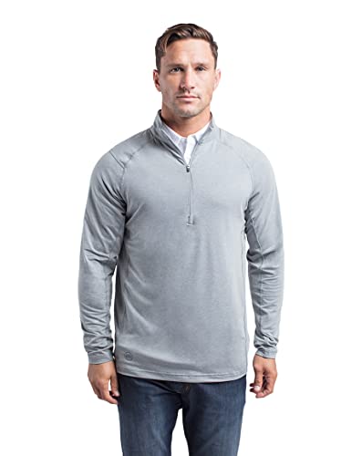 TravisMathew Men's Yanks 2.0 Jacket, Heather Monument, Small