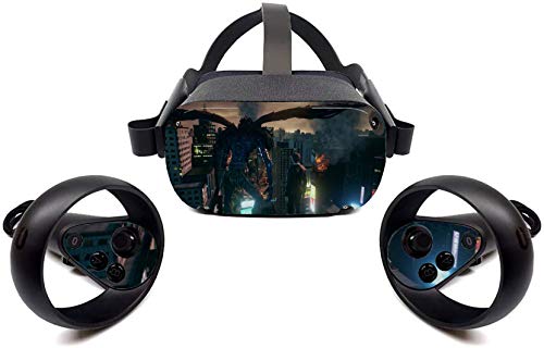Oculus Quest VR Headset Skin sticker Super Hero Fighting Vinyl Decal for Headset and Controller by ok anh yeu