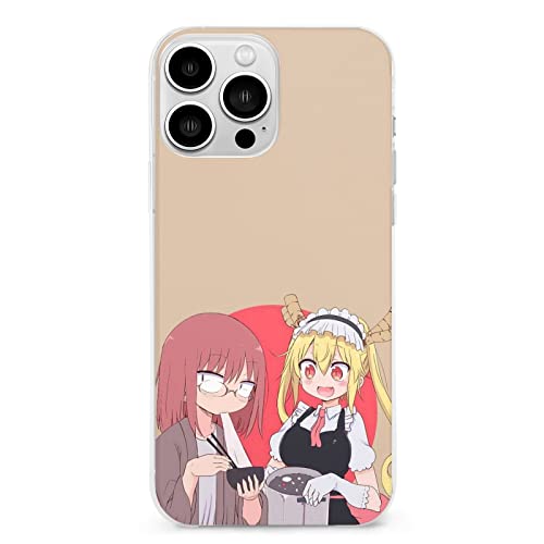 Tohru Kobayashi's Dragon Maid Phone Case Anime Good Looking Case for iPhone 13 Series, Shockproof Protective Phone Case Slim Thin Fit Cover Compatible with iPhone, iPhone13 pro