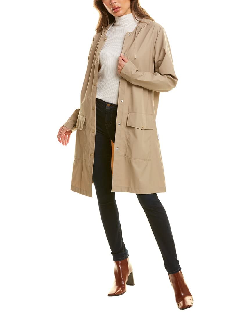 RAINS Women's Belt Jacket - Off White - XXS/XS