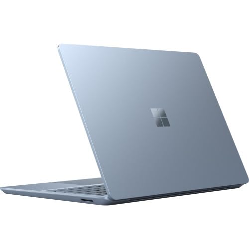 Microsoft Surface Laptop Go 2-12.4 Inch, Windows 11 Professional, Intel Core i5 Quad-Core, 8GB RAM, 256GB SSD, Intel Iris Xe Graphics, Ideal for Office and Gaming Ice Blue - 8QG-00012
