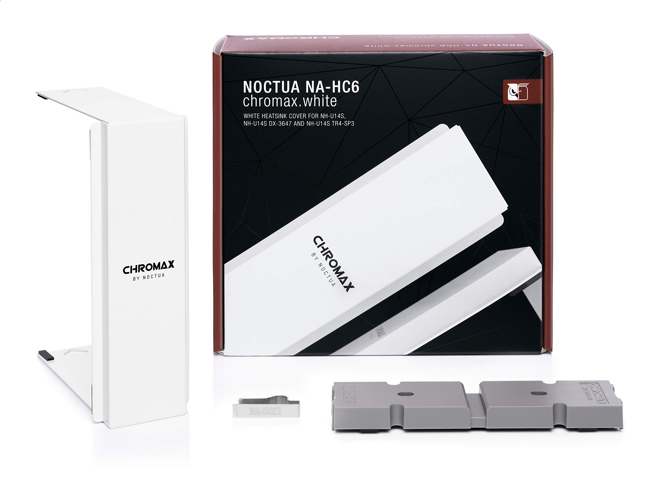 Noctua NA-HC6 chromax.White, Heatsink Cover for NH-U14S, NH-U14S TR4-SP3 & NH-U14S DX-3647 (White)