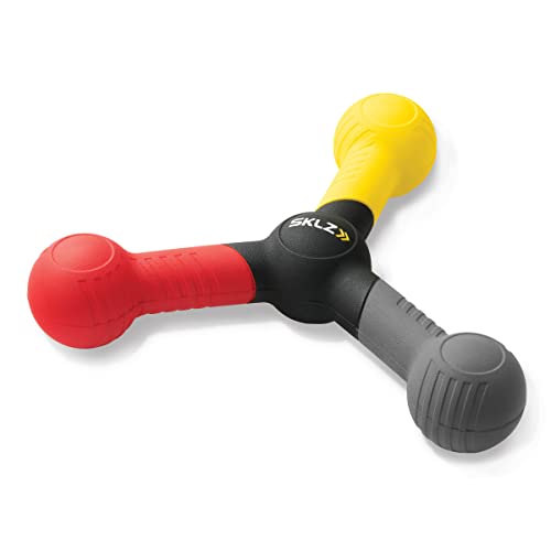 SKLZ Reactive Catch Trainer for Improving Hand-Eye Coordination & Speed, Grey/ Yellow/ Red