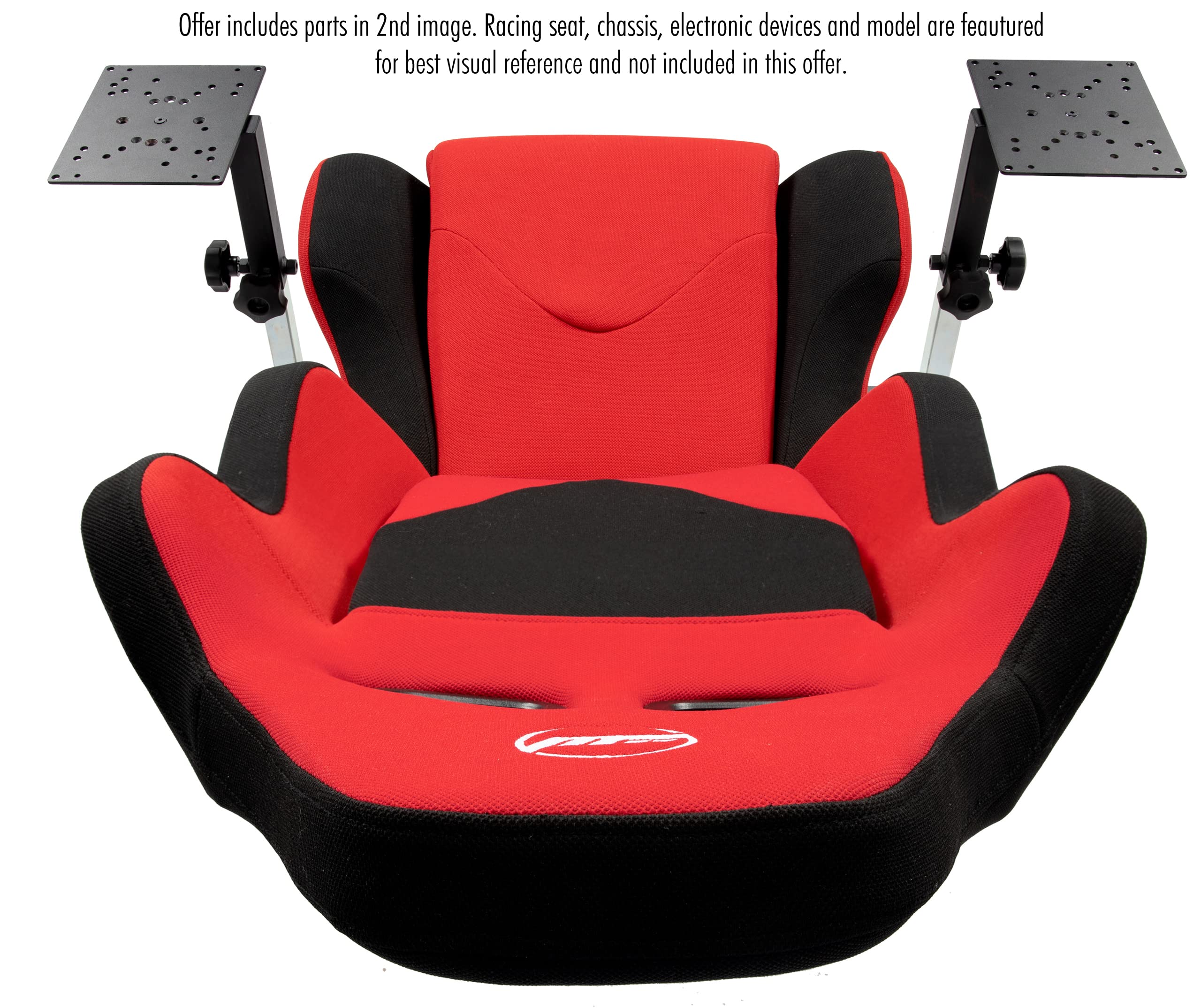 OpenWheeler | Configuration 1 | Flight Simulator HOTAS Add-on Kit. Fits Thrustmaster T.Flight One / 4, T16000M, Airbus, Logitech X56, X52, X52Pro, VKB Gladiator, CH Products, Hori