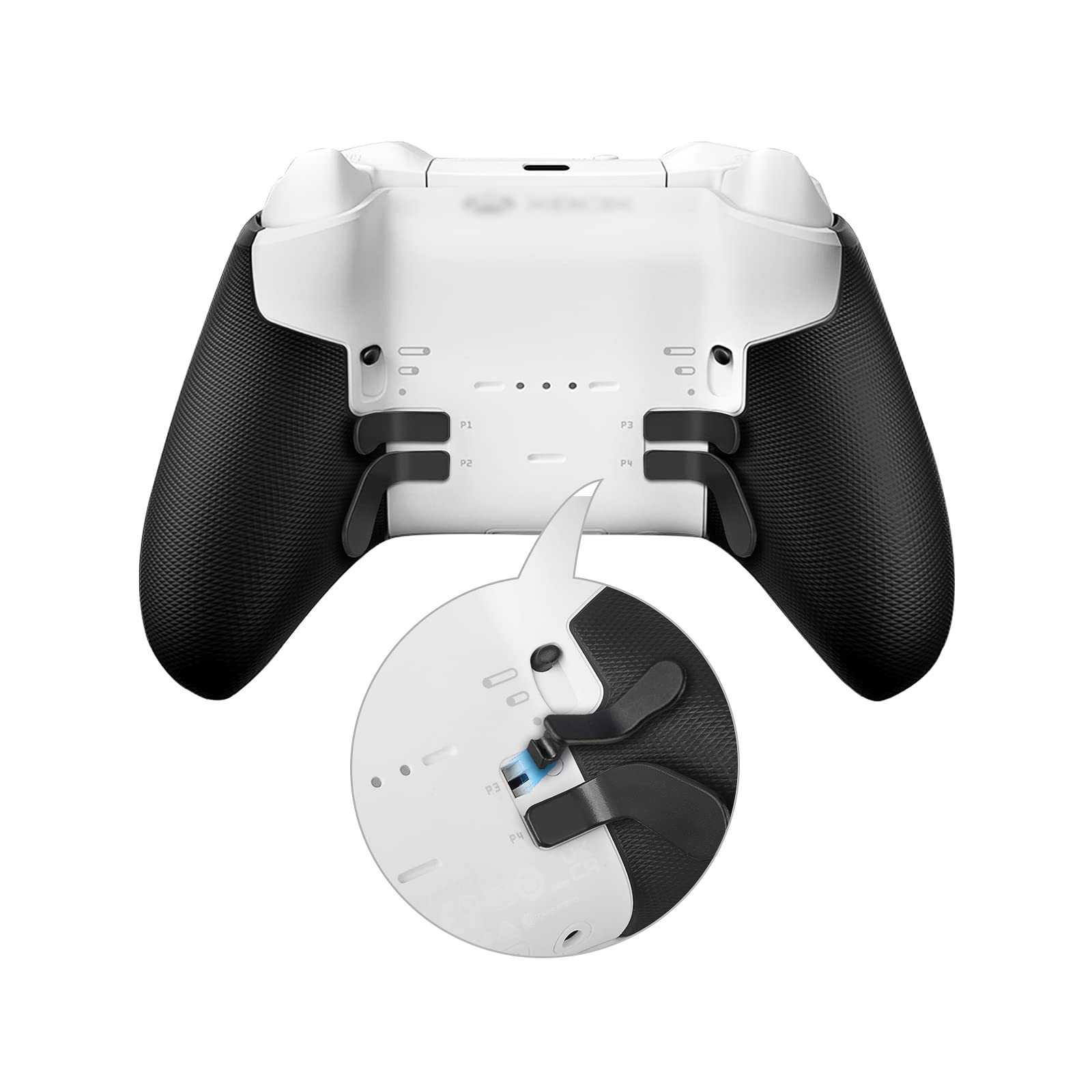 TOMSIN Component Pack for Xbox Elite Wireless Controller Series 2 Core,Xbox Elite 2 Core Controller Accessories,Includes 4 Metal Magnetic Thumbsticks,4 Pcs Interchangeable Paddles,1 D-Pad (Black)