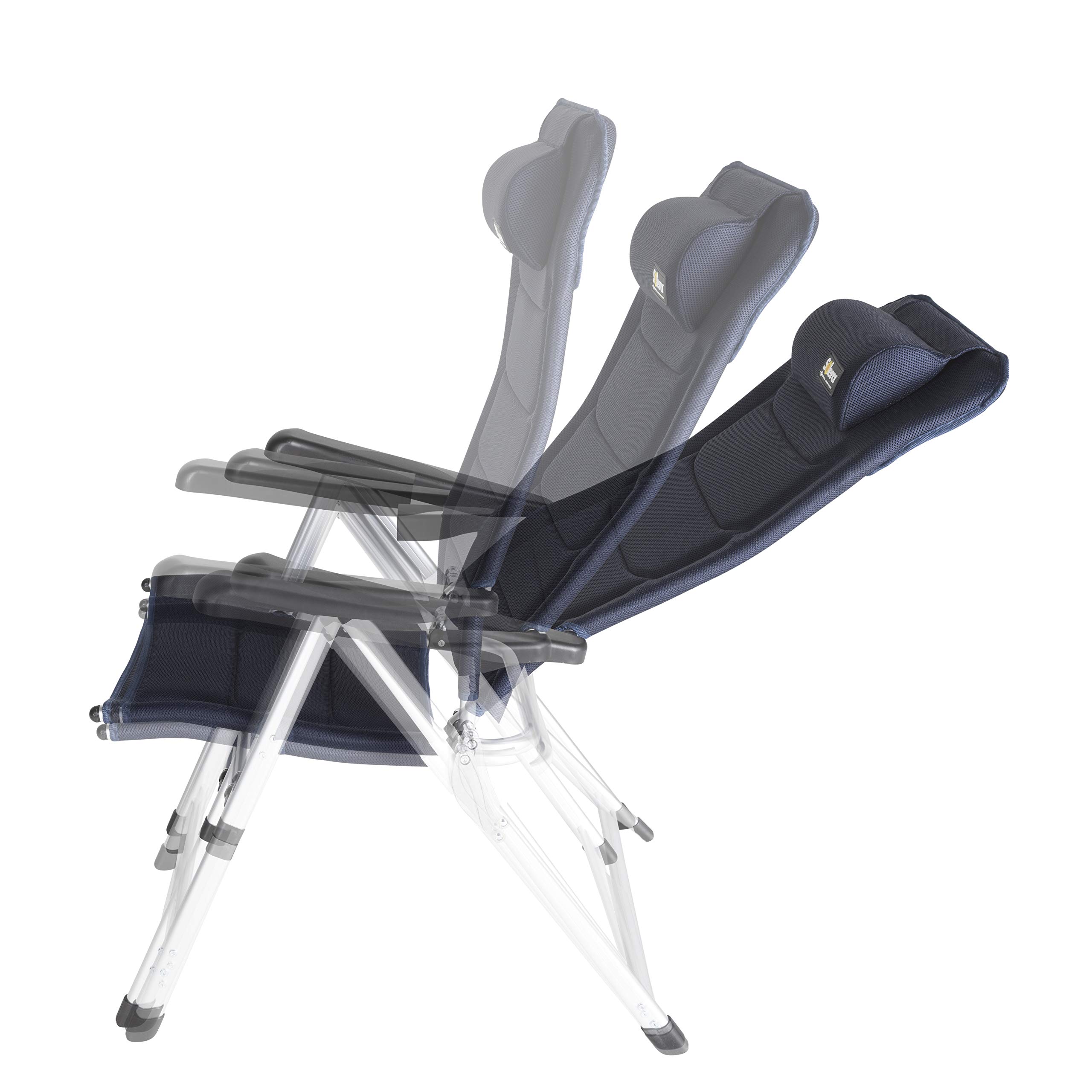 Solera Navy Upright Folding Camping Chair