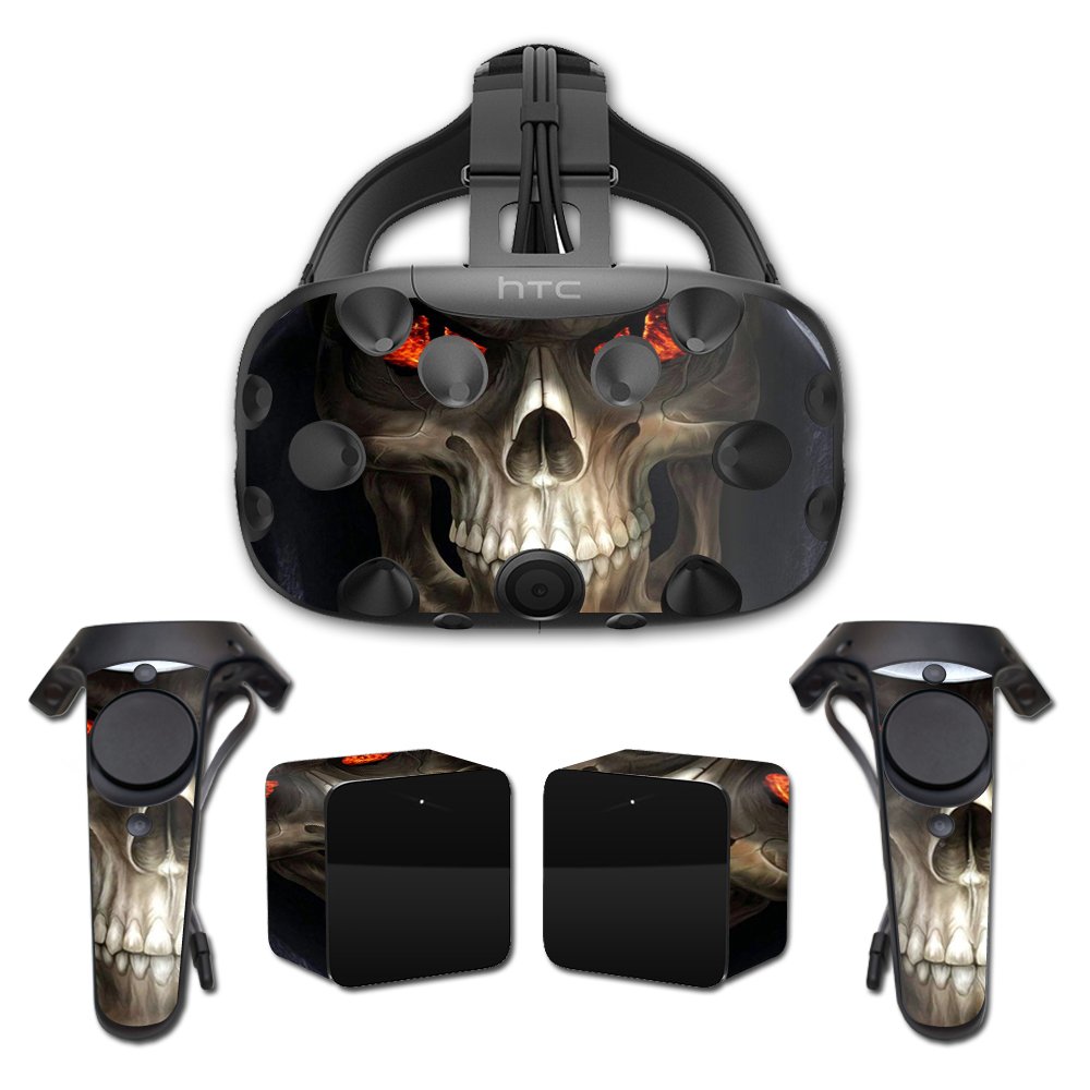 MightySkins Skin Compatible with HTC Vive Full Coverage - Evil Reaper | Protective, Durable, and Unique Vinyl Decal wrap Cover | Easy to Apply, Remove, and Change Styles | Made in The USA