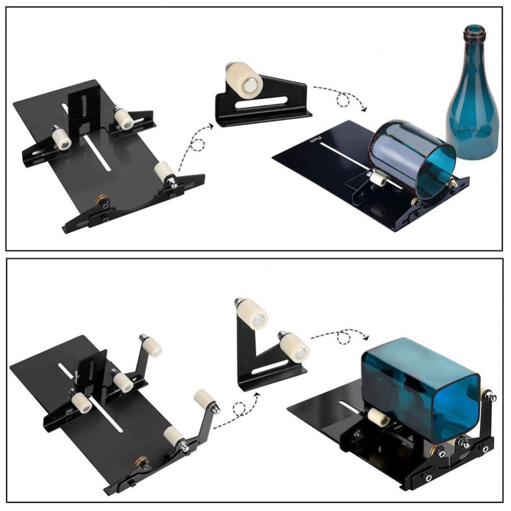 wine bottle cutter Bottle Cutter DIY Machine glass jar cutter glass cutting tool bottle cutter kit corkscrews for wine bottles glass cutting kit car into glass bottle round square
