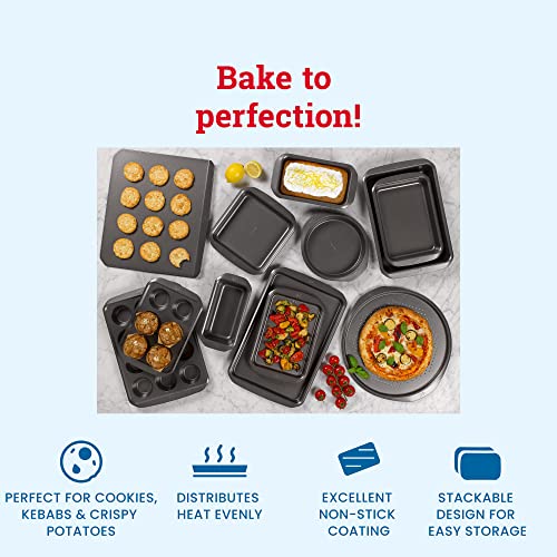 Tala Everyday Everyday Non Stick Medium Baking Tray, 18cm x 25cm, Grey