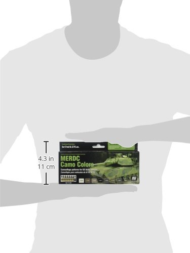 Vallejo MERDC Camo Colors Paint