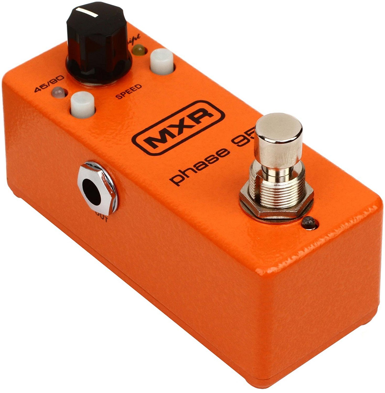 MXR M290 Phase 95 Mini Phaser Pedal w/ 12 Pack Picks & 2 Patch Cables