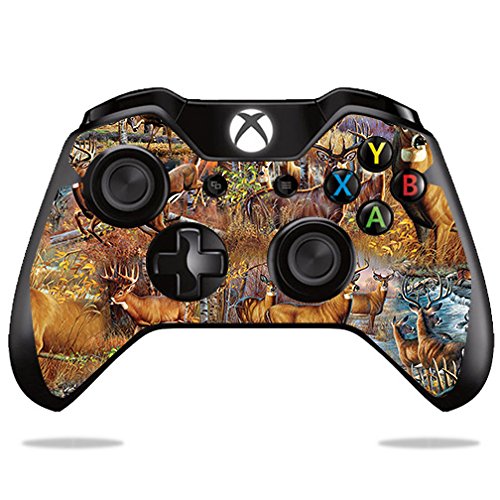 MightySkins Skin Compatible with Microsoft Xbox One or One S Controller - Deer Pattern | Protective, Durable, and Unique Vinyl wrap Cover | Easy to Apply, Remove, and Change Styles | Made in The USA