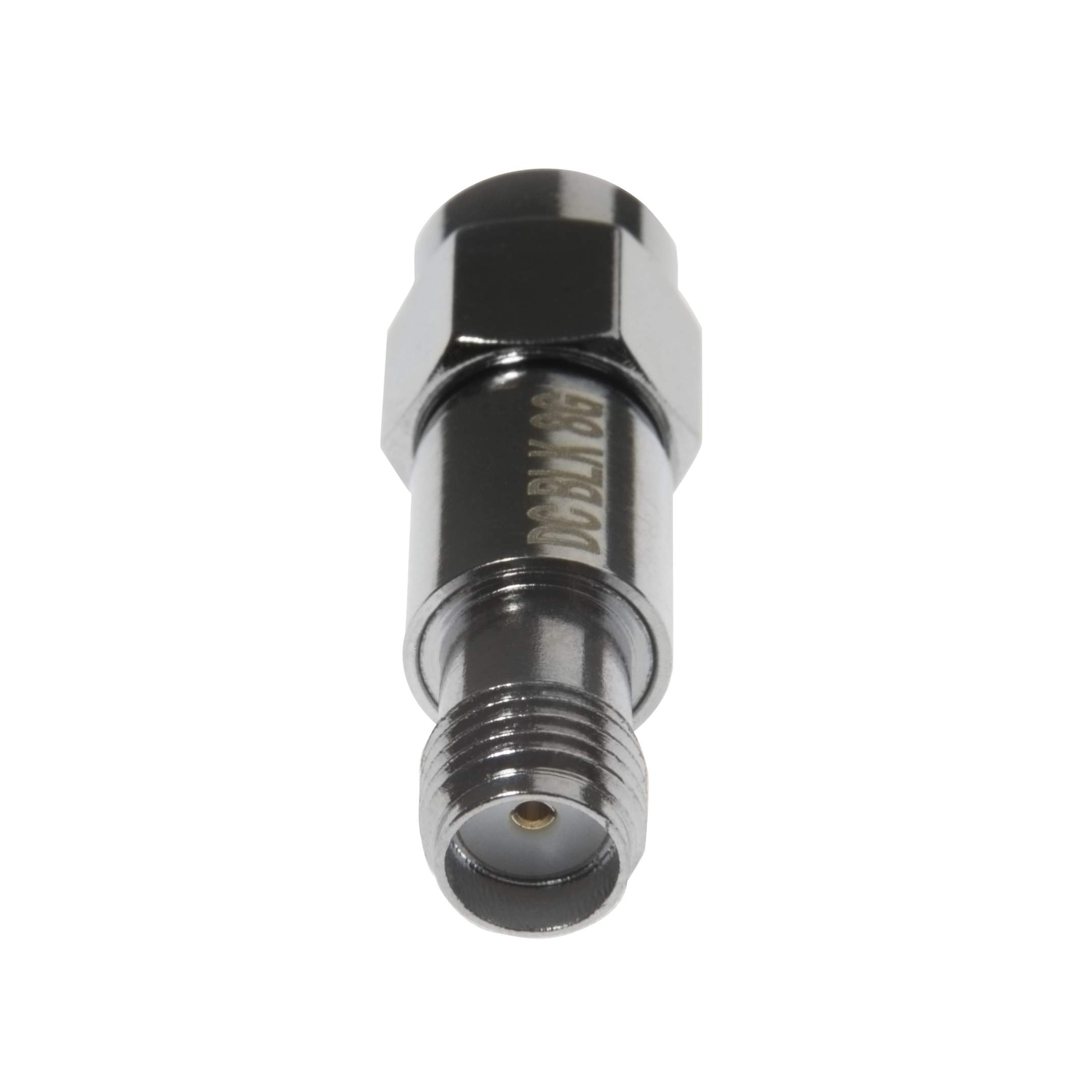Nooelec SMA DC Block in-Line 50 Ohm 50kHz-8GHz Connector Blocks DC Voltage from Your Radio or RF Test Equipment. Ultra-Low Insertion Loss (<0.3dB to 6GHz) and 2 Watts Maximum Power