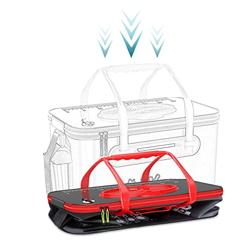 Toolbox Tackle Box Fish Protection Bucket Folding Multifunctional Integrated Forming Thickened Live Fish Box Fish Bucket Fishing Tackle
