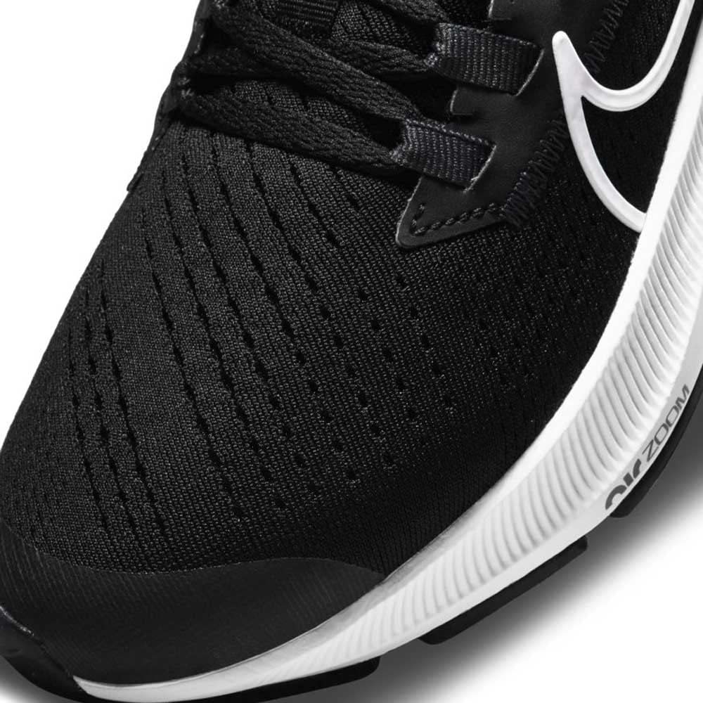 Nike Boy's Air Zoom Pegasus 38 (Little Kid/Big Kid) Black/White/Anthracite/Volt 6.5 Big Kid M