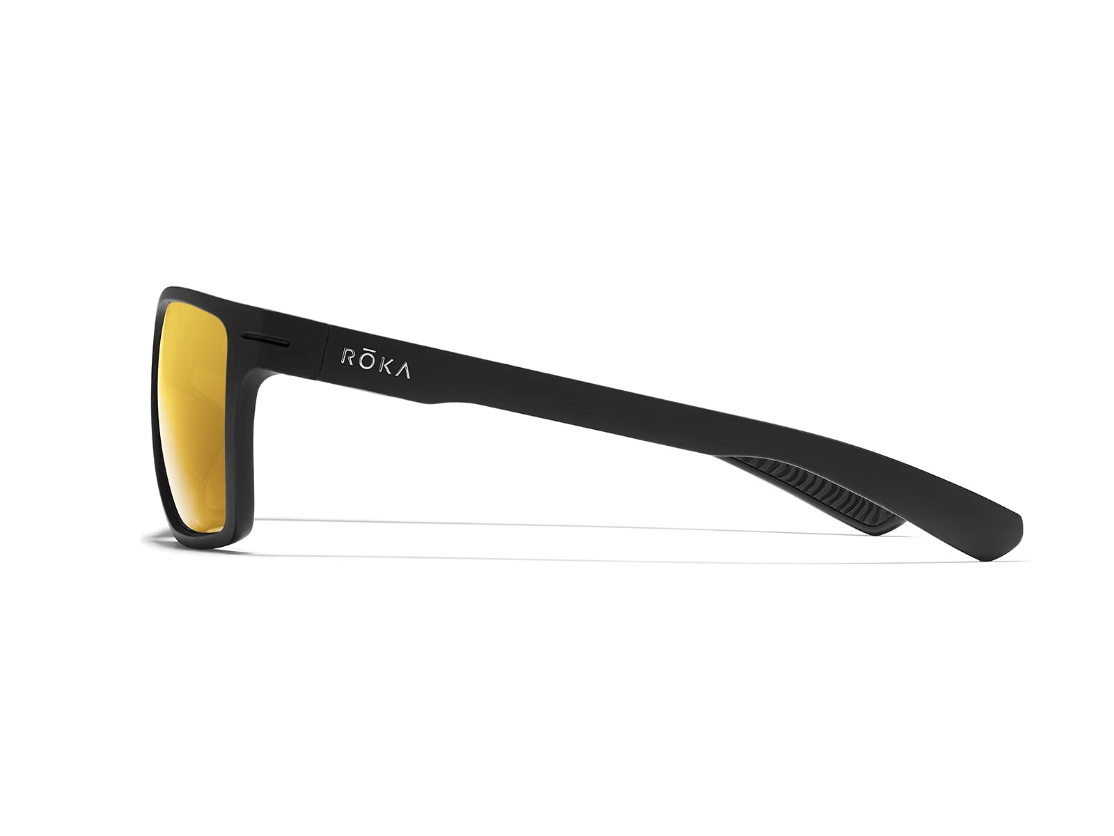 ROKA Kona High Performance Polarized Sunglasses for Men and Women - Matte Black Frame - Dark Carbon (Polarized) Lens